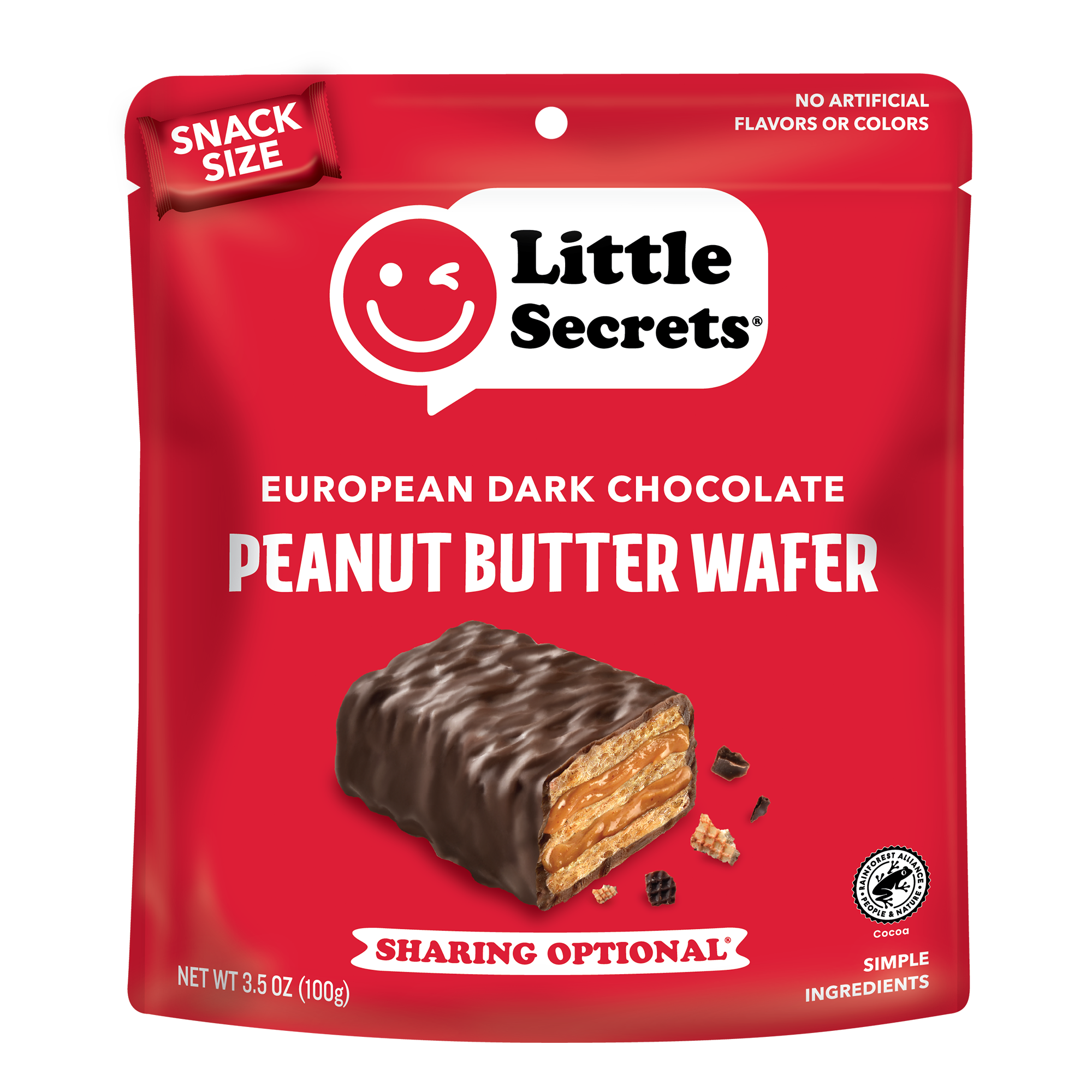Mini Dark Chocolate Wafers w/ Peanut Butter | Nothing Artificial ...